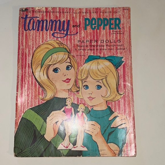 Whitman | Toys | Vintage Tammy And Pepper Paper Dolls 965 | Poshmark